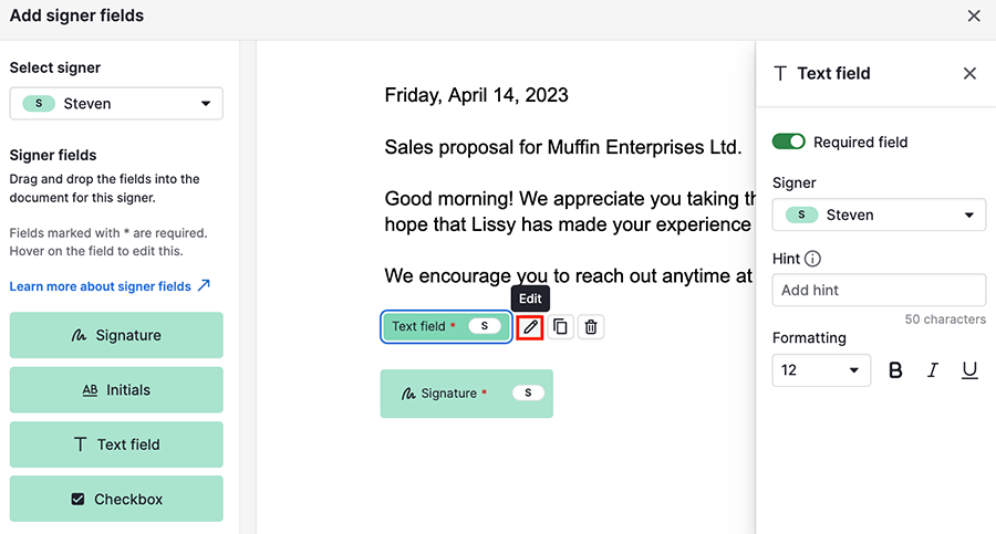 Smart Docs: eSignatures - Knowledge Base | Pipedrive